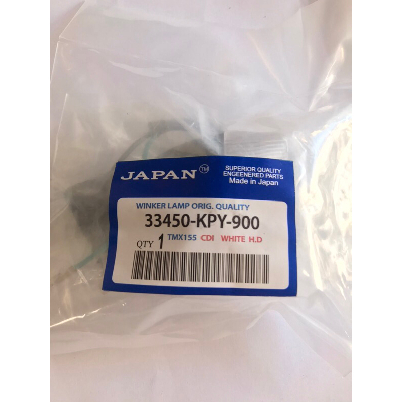 Flasher / Signal Light White Assembly HD With Rubber Tmx155 CDI,Xrm ...