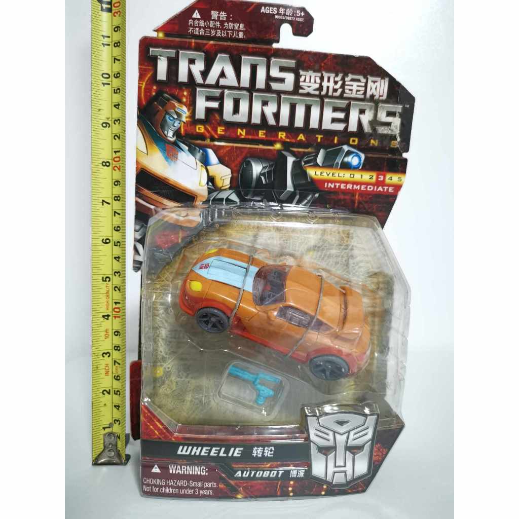Transformers generations Wheelie deluxe class MIB | Shopee Philippines