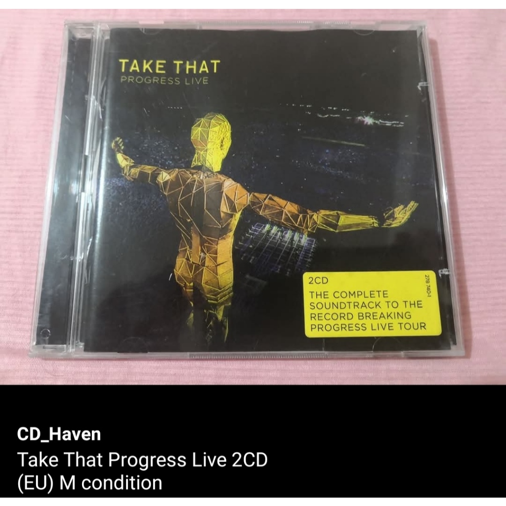 Take That Progress Live 2CD (unsealed) | Shopee Philippines