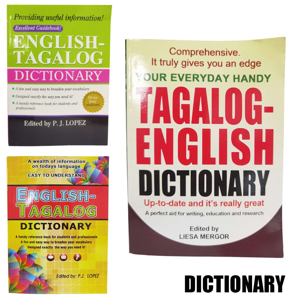 English-Tagalog Tagalog-English Dictionary | Shopee Philippines