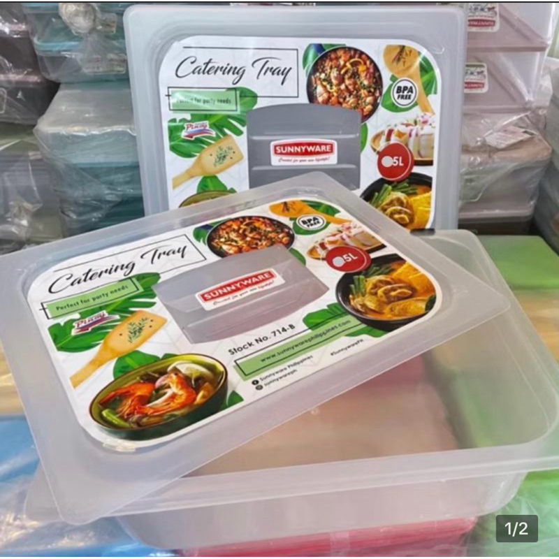Catering Tray 3.5L & 5L Food Container/Buffet Party Tray714-B 714-S ...