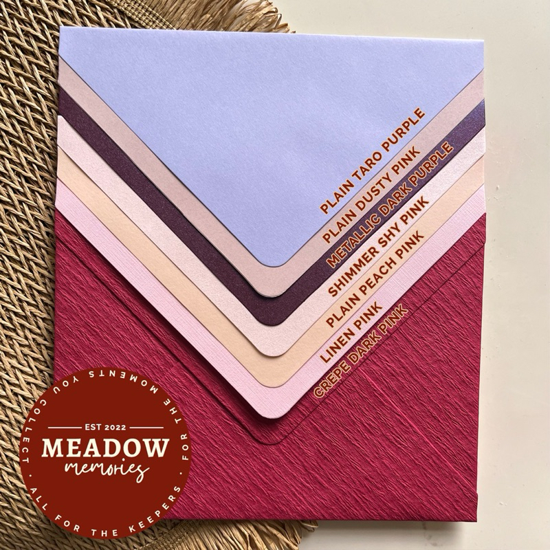 5R Premium Envelopes for Wedding Invitations Pink and Purple Shades ...