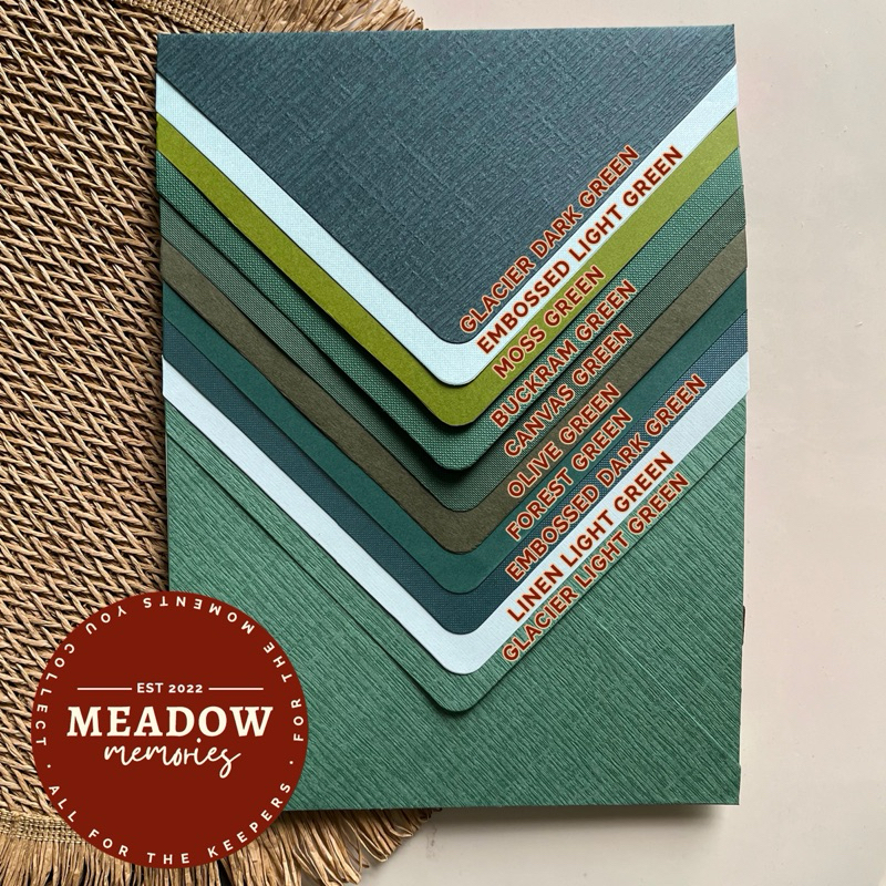 5R Premium Envelopes for Wedding Invitations Green Shades | Shopee ...