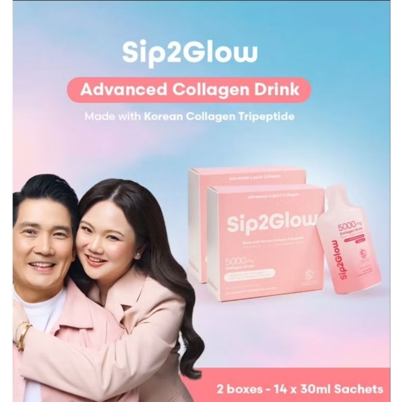 Sip2Glow Advance Collagen Drink with Korean Collagen Tripeptide with ...