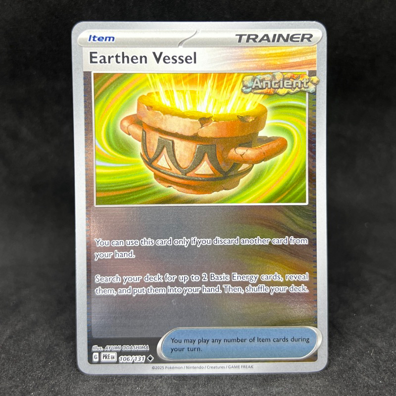 Pokemon TCG Earthen Vessel Reverse Holo 106/131 2025 Scarlet & Violet ...