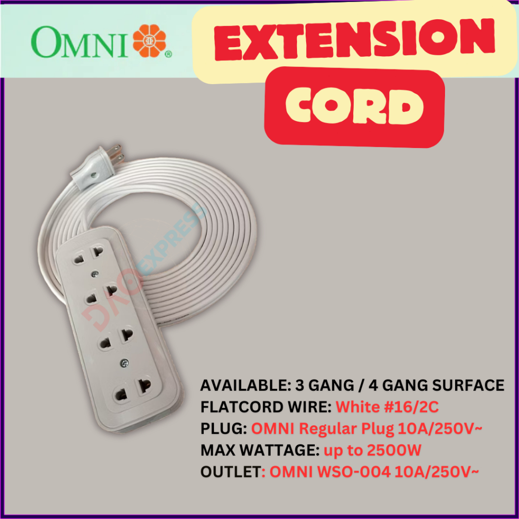 OMNI Original Heavy Duty Extension Cord / Power Strip #extension ...
