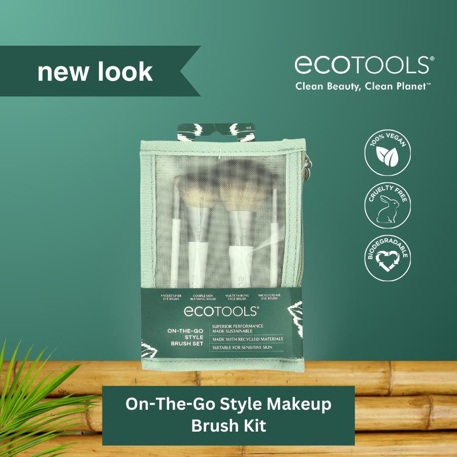 EcoTools On-The-Go Style Makeup Brush Kit | Shopee Philippines