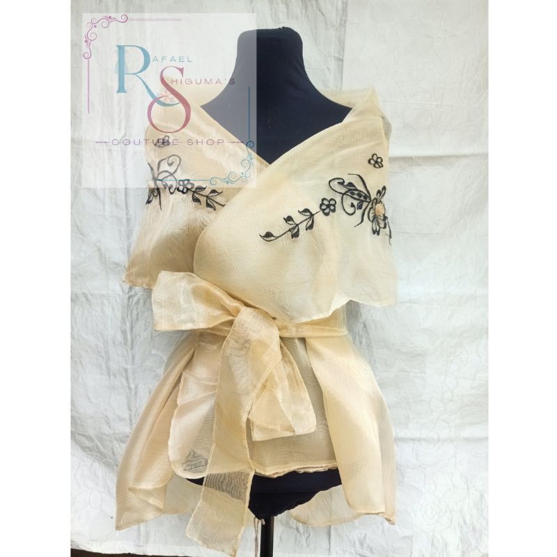 Filipiniana Panuelo Wrap Around Alampay | Shopee Philippines