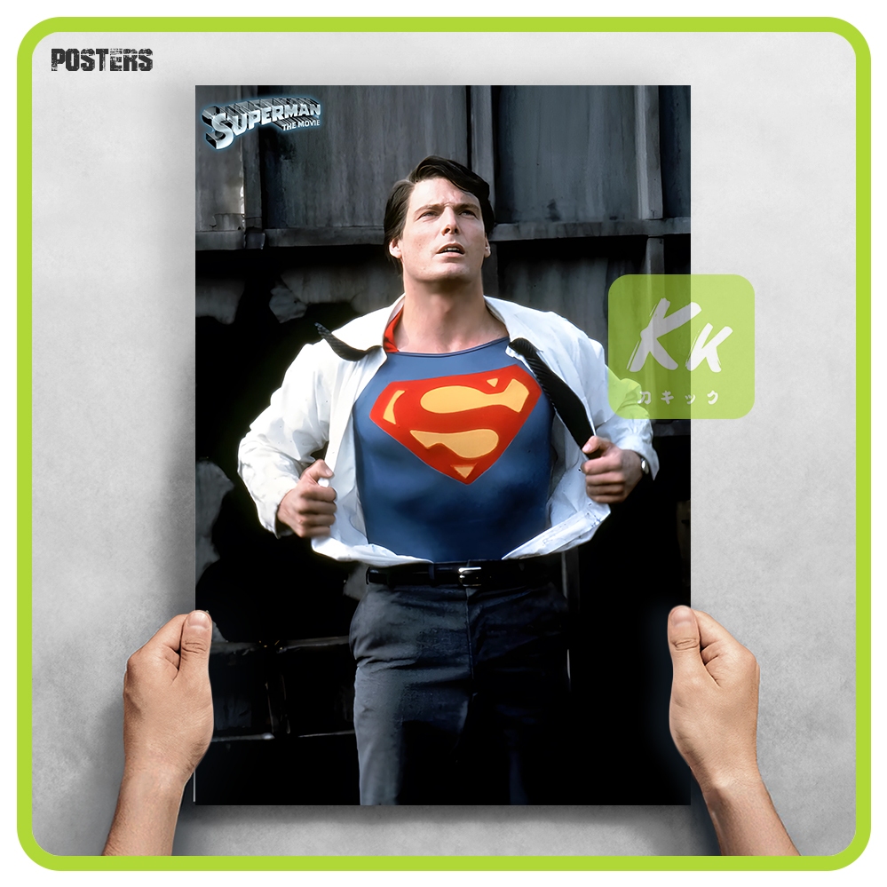 Superman Clark Kent Transformation Poster 11 x 16 inches | Shopee ...