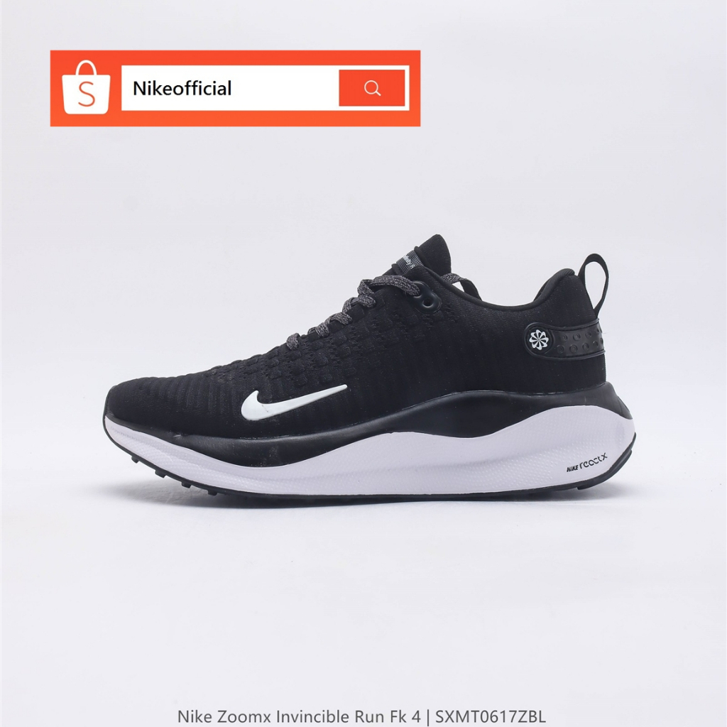 【NlKEOFFlClAL】 NK Zoomx Invincible Run Fk4 White Black Casual Sports ...