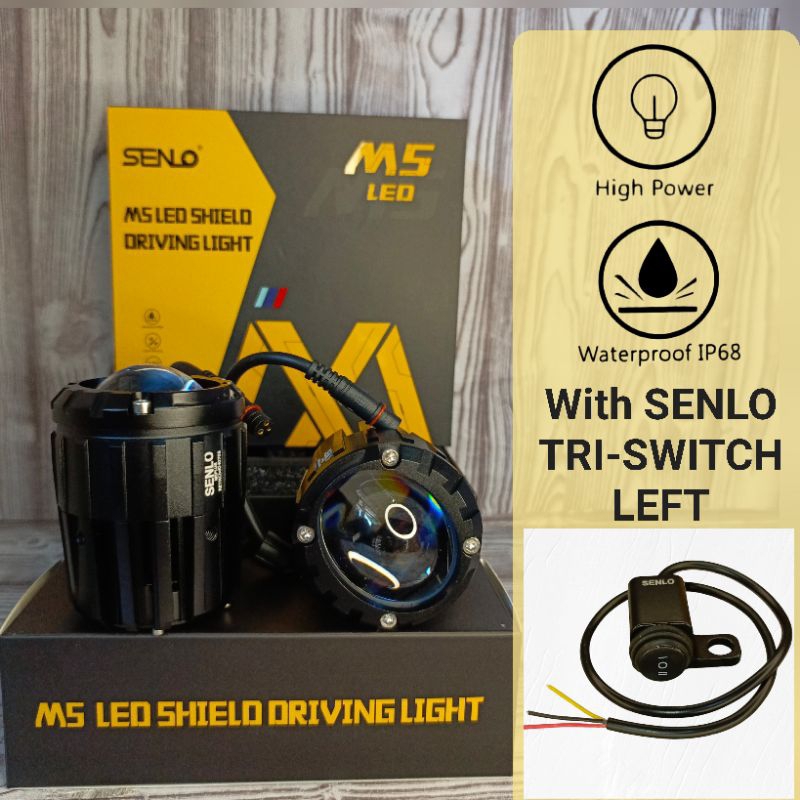 SENLO M5 PLUS V3 MDL Y/W 100 WATTS WITH SENLO TRI SWITCH | Shopee ...