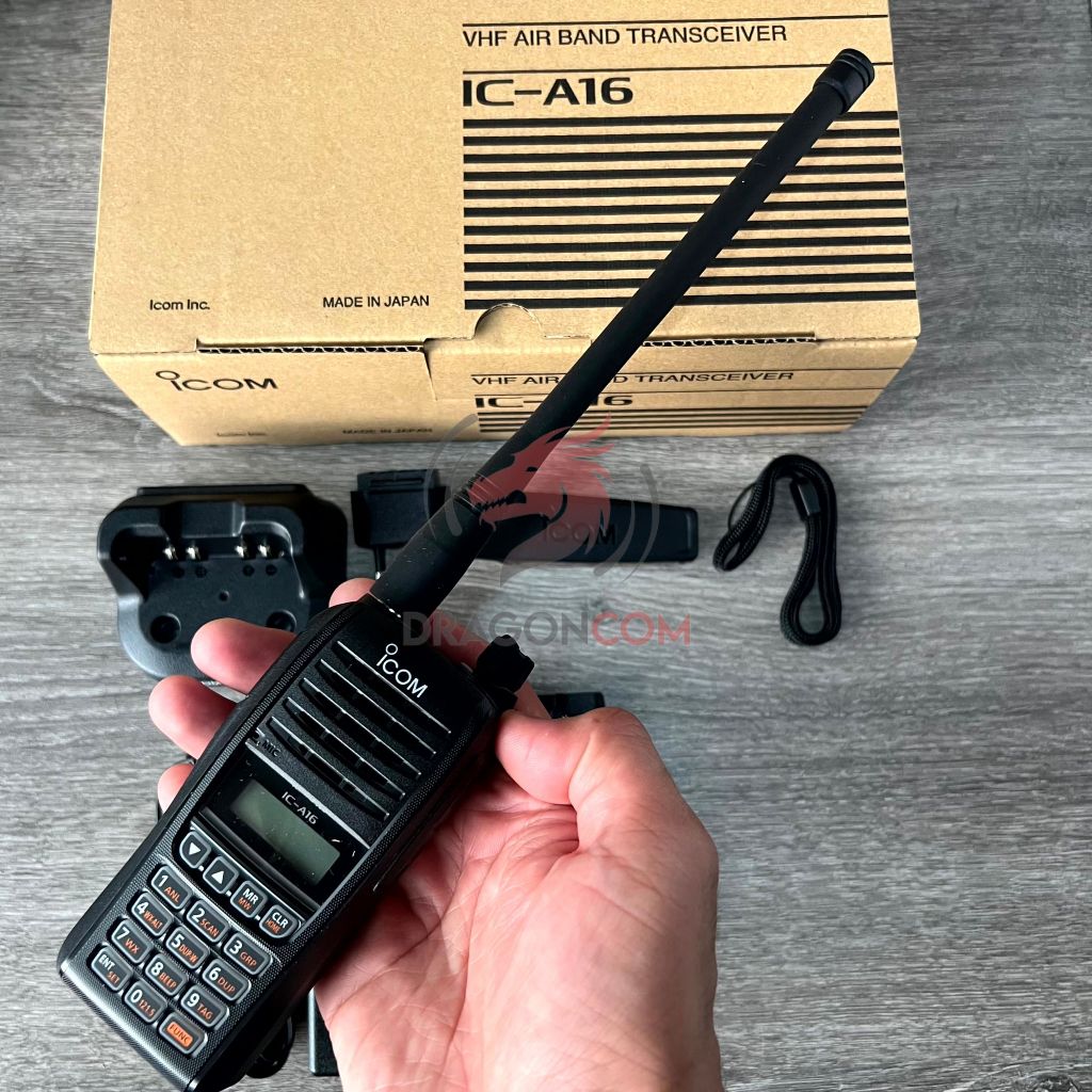 ICOM IC-A16 Air Band Portable VHF Aviation Radio A16 | Shopee Philippines