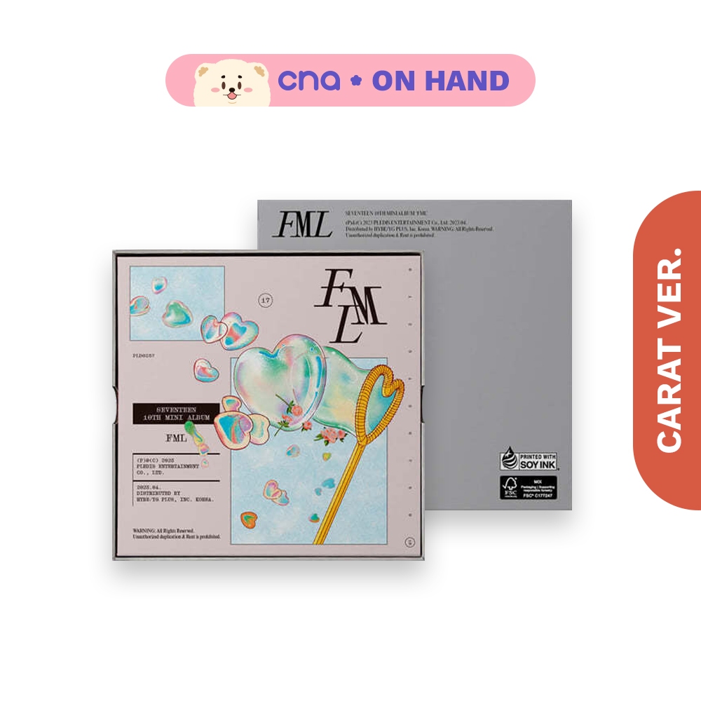 CNA SEVENTEEN - FML (CARAT ver.) 10th Mini Album | Shopee Philippines