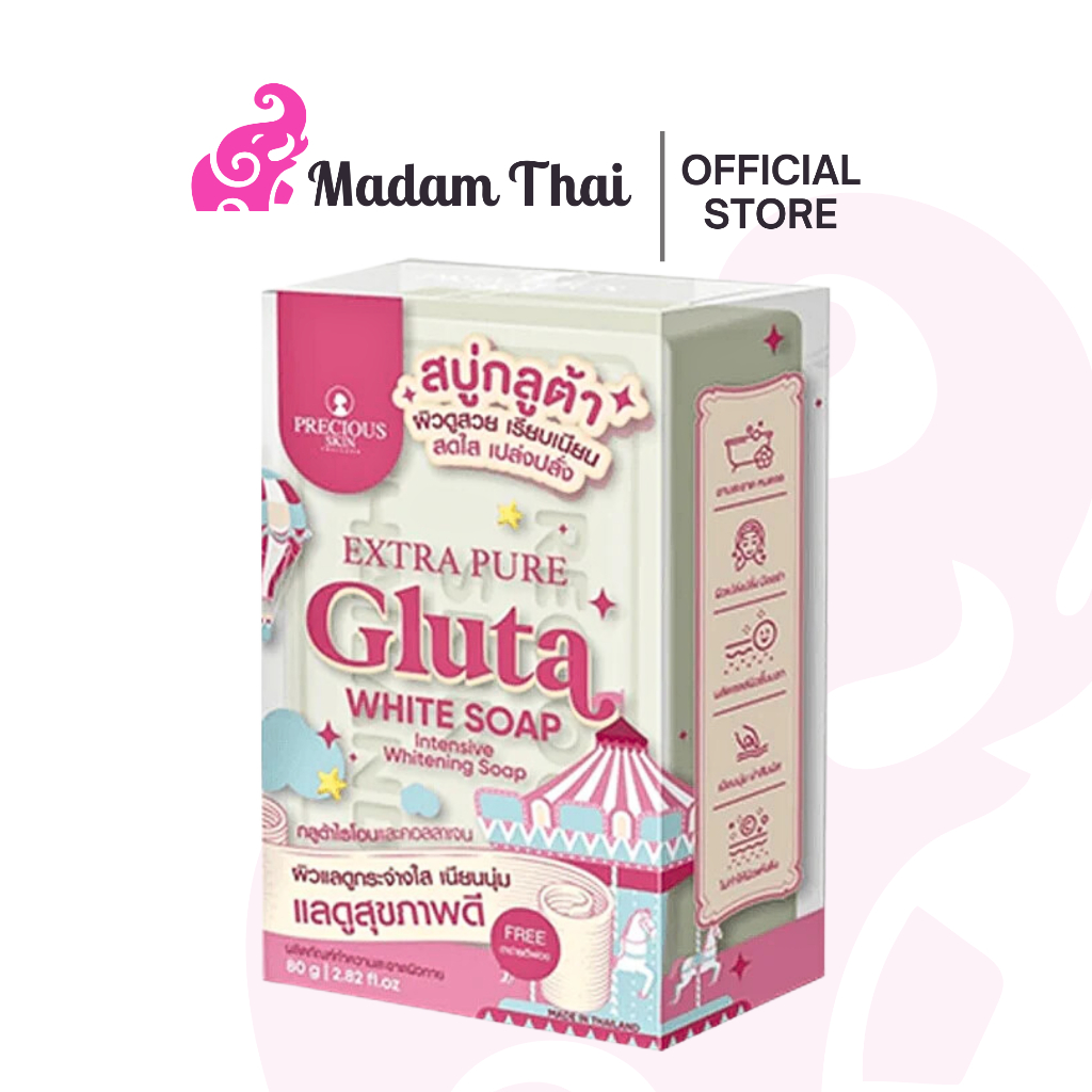 EXTRA PURE GLUTA WHITE SOAP by PRECIOUS SKIN from THAILAND 100% ...