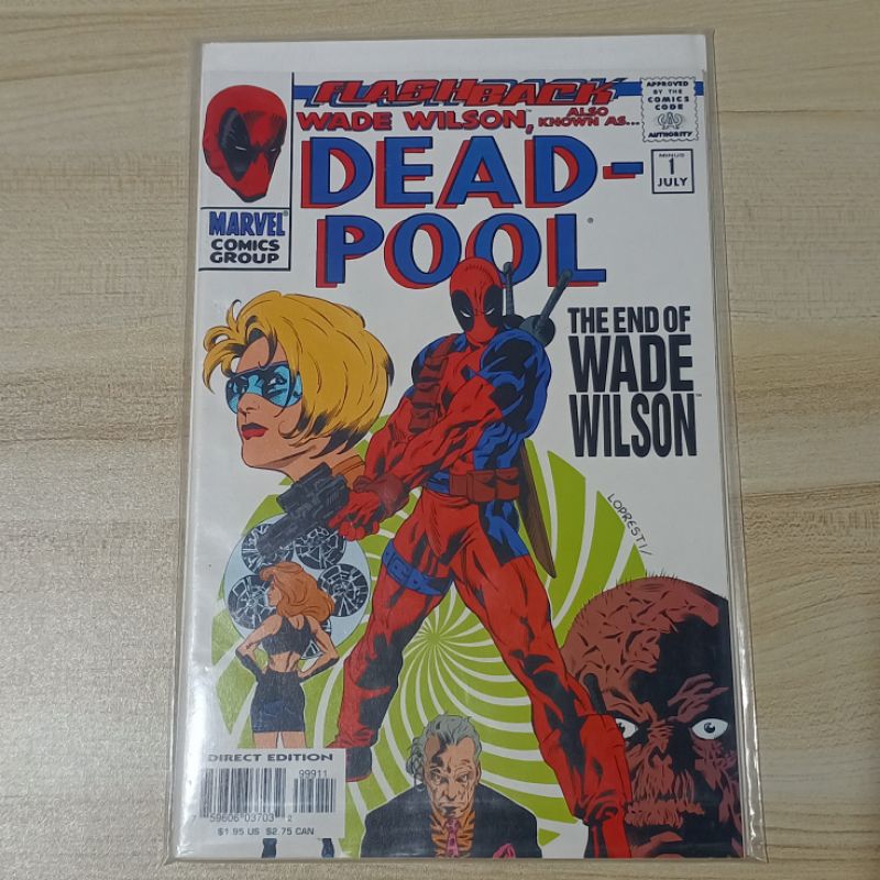 Marvel/DC Comics Collectibles. FLASHBACK: "Wade Wilson, also known as ...