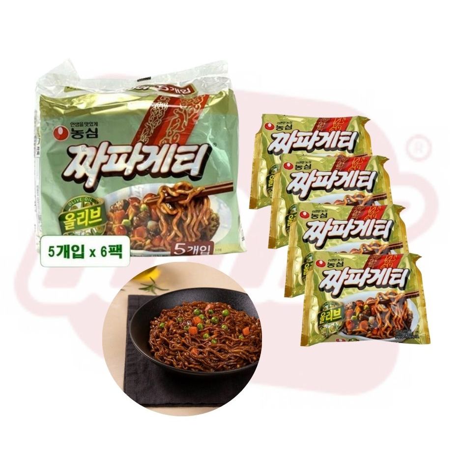 Nongshim Olive Jjapaghetti (Pack of 5) 140g | Shopee Philippines