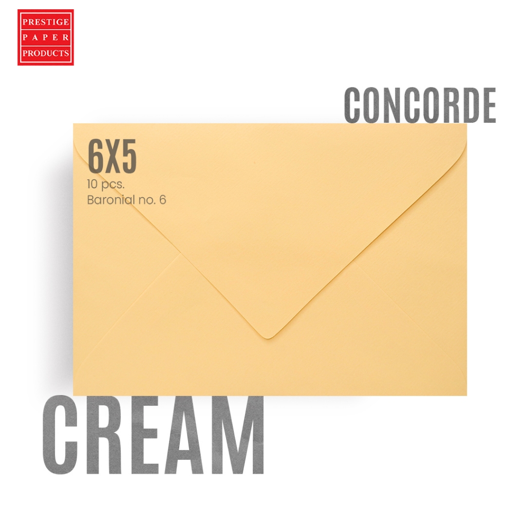 Concorde Envelopes 6 x 5" #6 90gsm 10pieces per pack | Shopee Philippines
