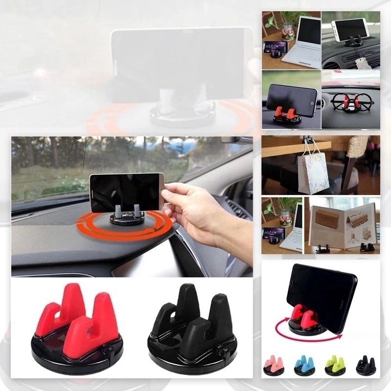 360 Degree Car Phone GPS Holder Desk Dashboard Sticking Mobile Phone ...