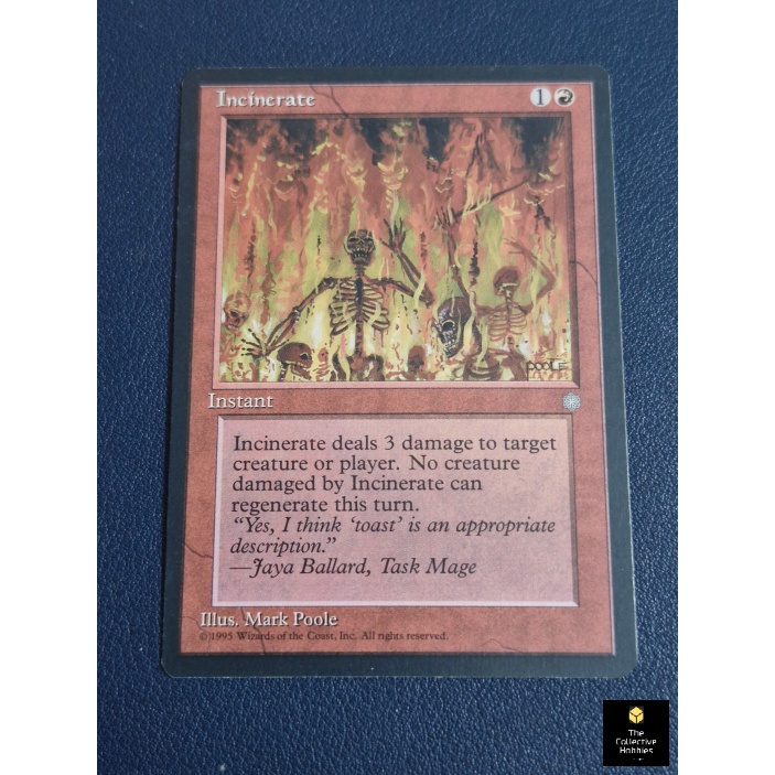 Magic the Gathering - MTG Card Game - Incinerate - [ID: RB1] | Shopee ...