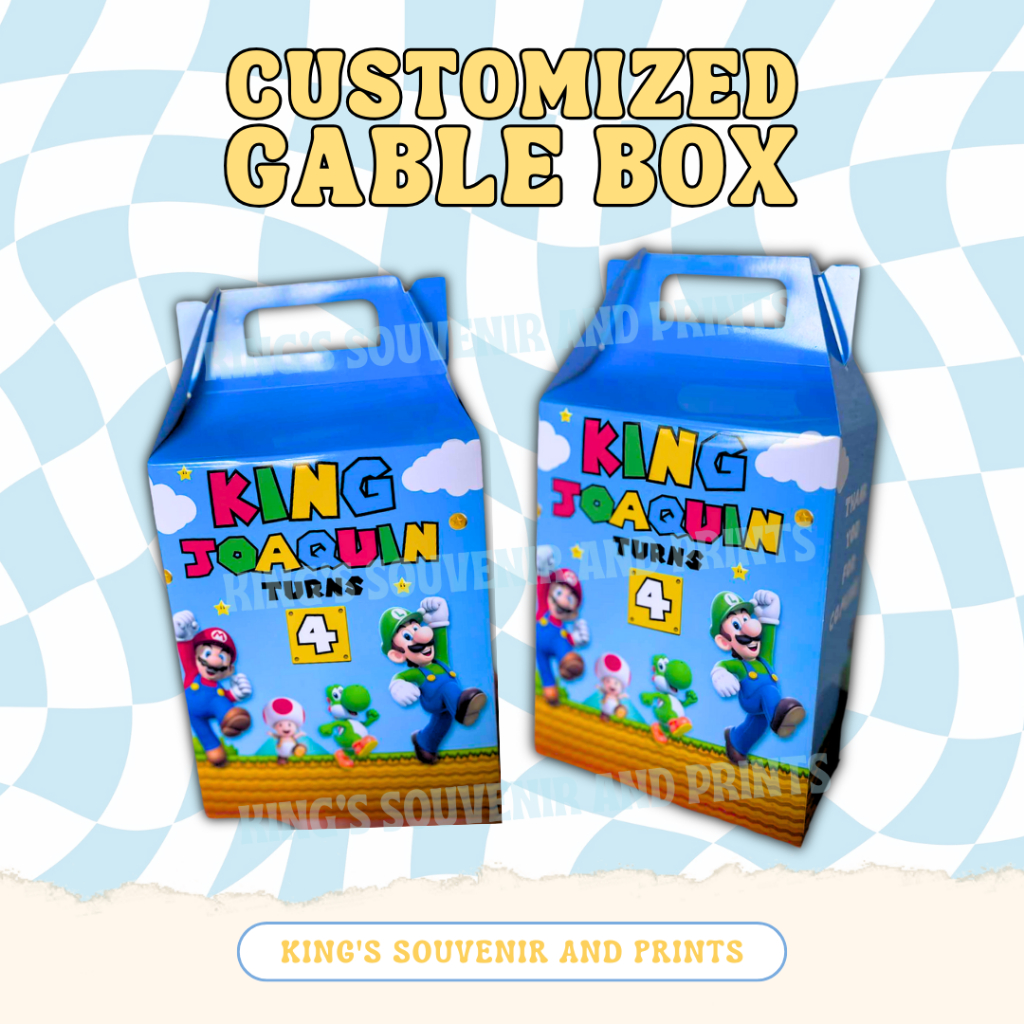 CUSTOMIZED GABLE BOX / LOOT BOX | Shopee Philippines
