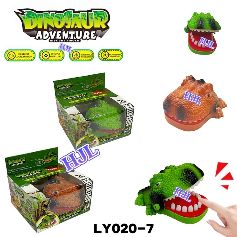 Finger biting toy dinosaur tooth extraction parent-child biting hand ...