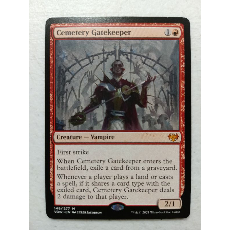 MTG b- Cemetery Gatekeeper - PROMO - VOW | Shopee Philippines
