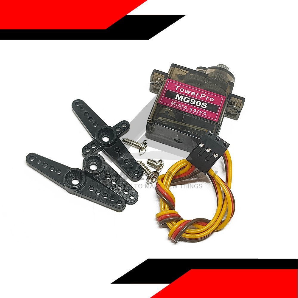 MG90S Metal Servo Motor 9g Servo Mini Tower Pro 9g mG-90s lightweight ...