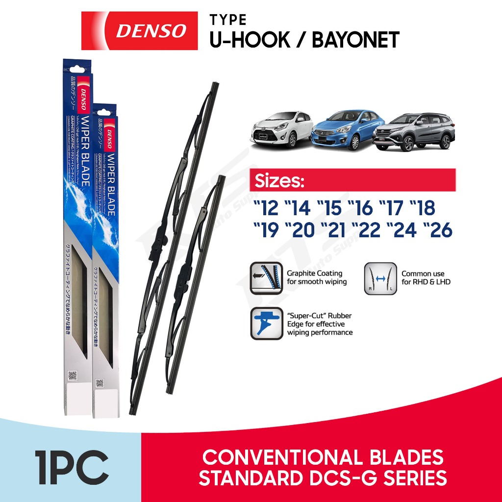 WIPER BLADE 12" DENSO DCS-G012 | Shopee Philippines