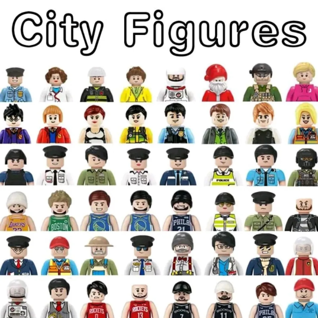 Random MiniFigures Small Particle Mini Figure for Building Blocks ...