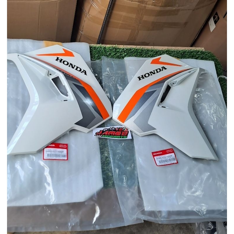 Click 125 V3 V4 Cover Set Front Side Fairings or Legshield (Pearl White ...