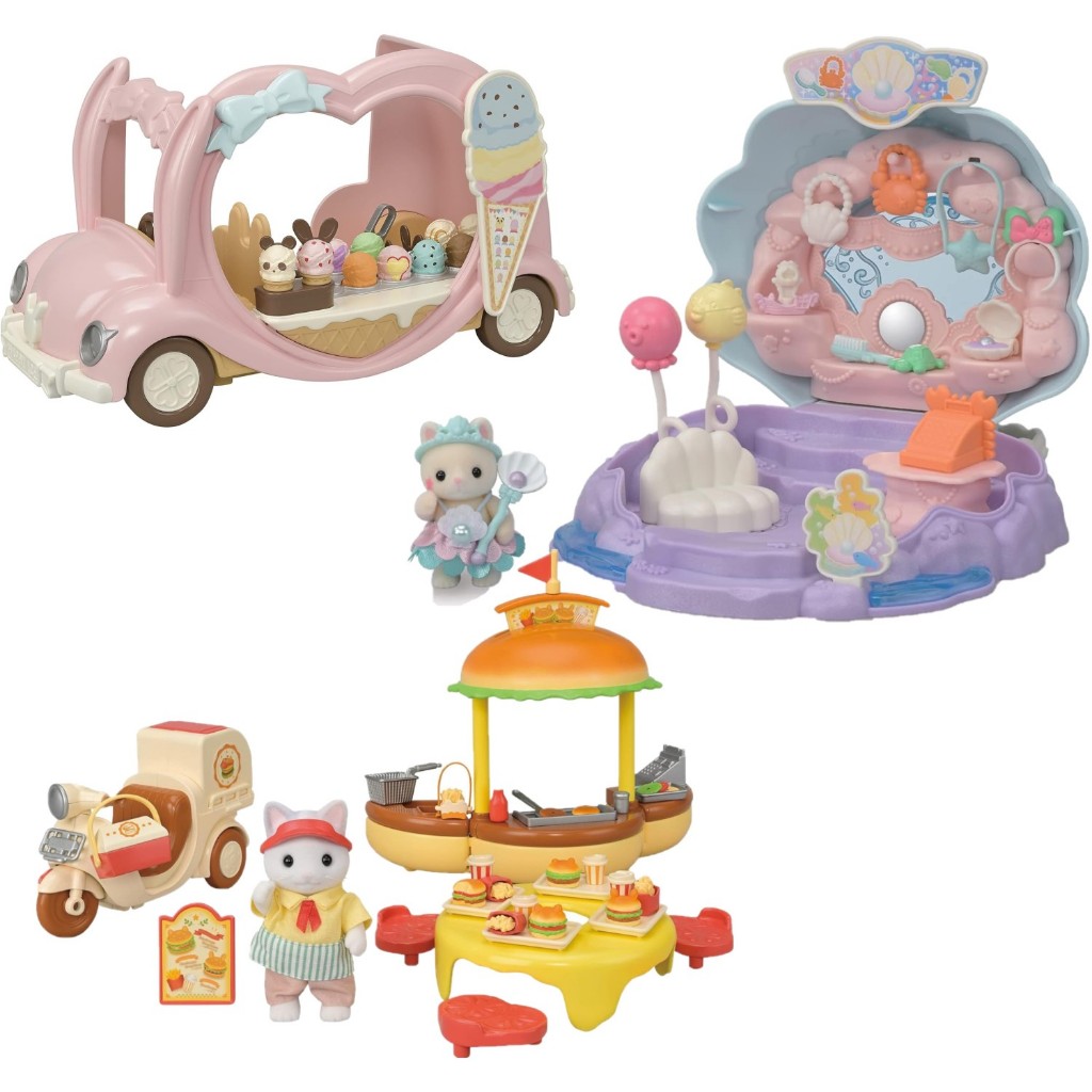 Sylvanian Families Amusement Park Shops (ST Mark Certified) Japan toy ...