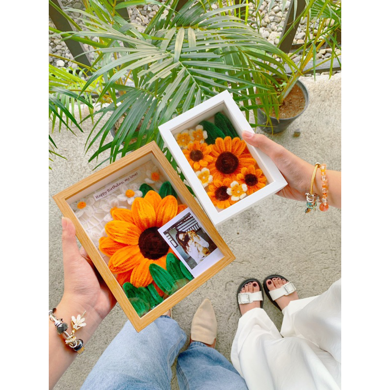 Flower Frame Box (free lights, message, and picture) *For customization ...