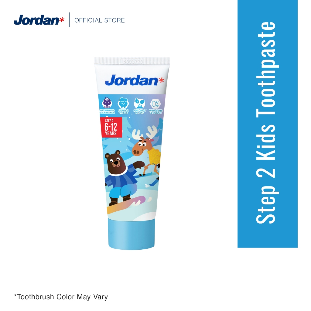 JORDAN Step 2 Toothpaste 75G - Mild Grape | Shopee Philippines