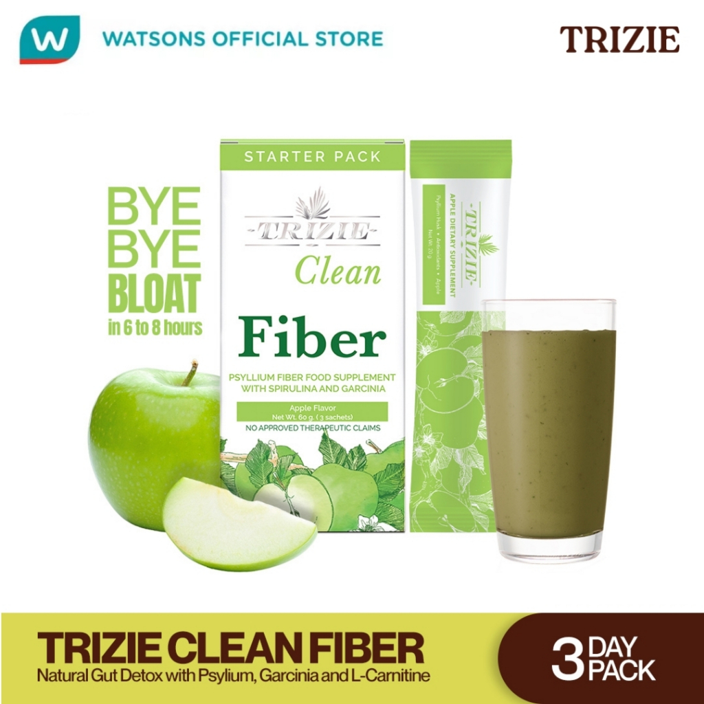 Trizie Clean Fiber 3 Sachets | Shopee Philippines