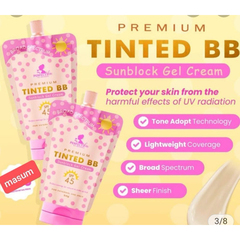 𝐏𝐞𝐫𝐟𝐞𝐜𝐭𝐒𝐤𝐢𝐧 𝐏𝐫𝐞𝐦𝐢𝐮𝐦 𝐓𝐢𝐧𝐭𝐞𝐝 𝐁𝐛 𝐒𝐮𝐧𝐛𝐥𝐨𝐜𝐤 𝐂𝐫𝐞𝐚𝐦 | Shopee Philippines
