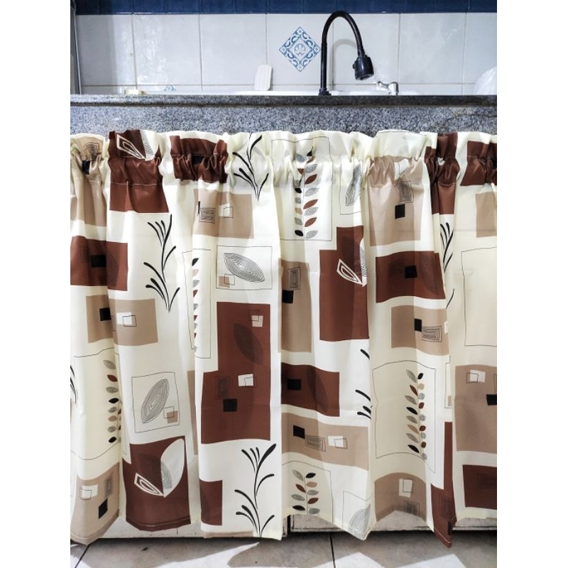 Kitchen Curtain Lababo Kurtina - Brisbane | Shopee Philippines