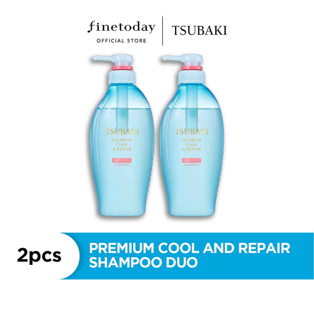 TSUBAKI Premium Cool & Repair Shampoo 450ml Duo | Shopee Philippines