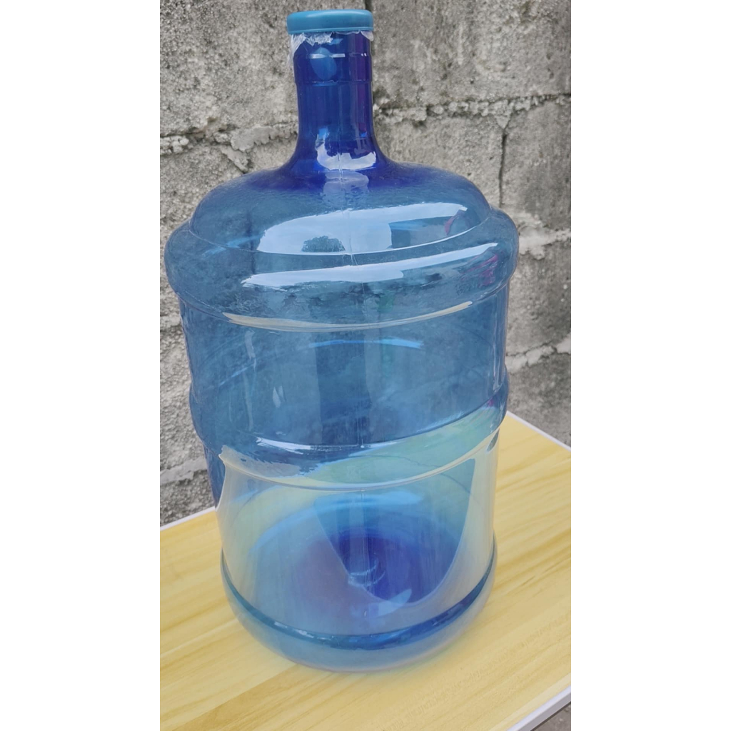 (#BPT-102) 5 GALLON ROUND WATER CONTAINER BLUE COLOR WITH PET COVER ...