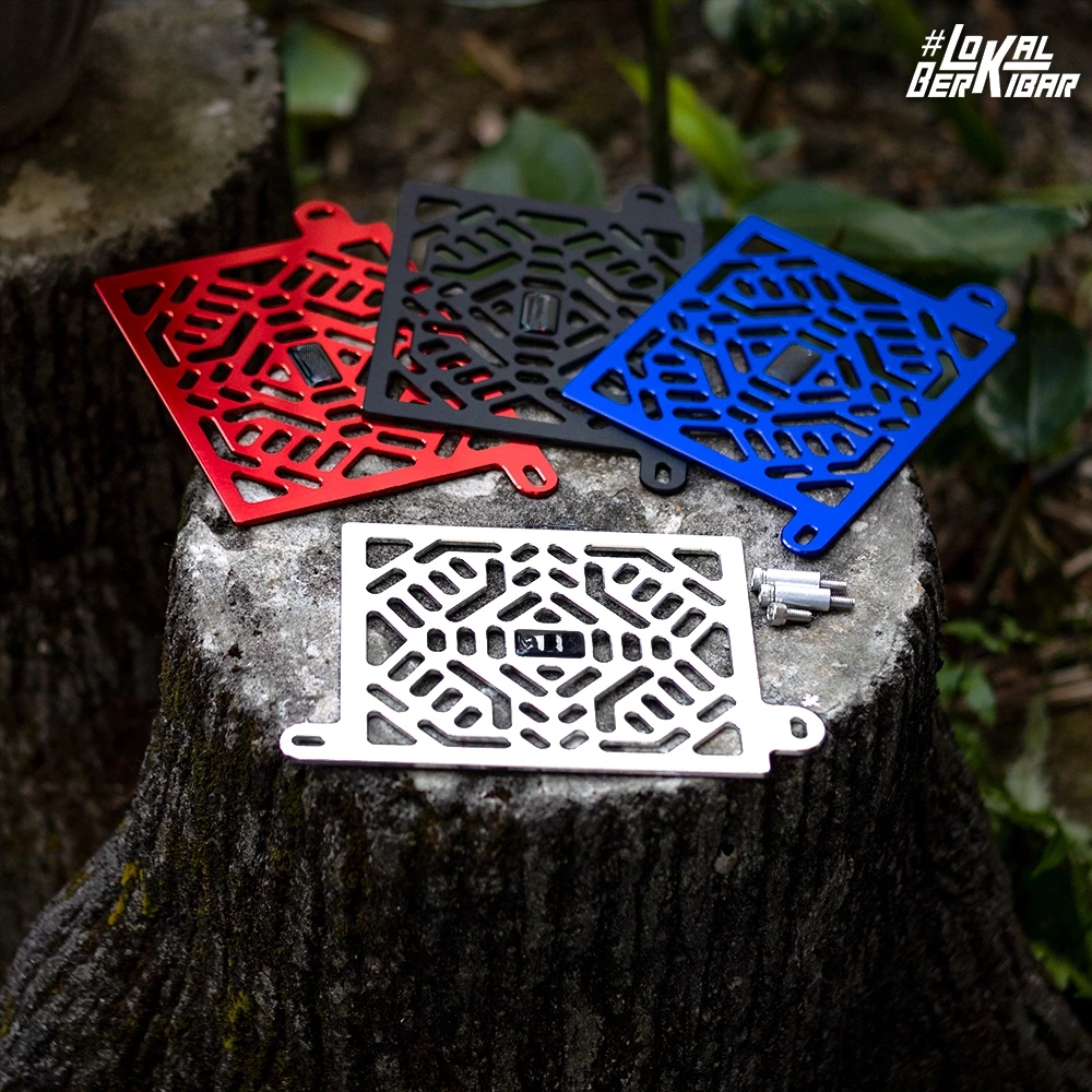 Aluminum Alloy Radiator Cover Type Cyber Monochrome Full CNC Design For ...