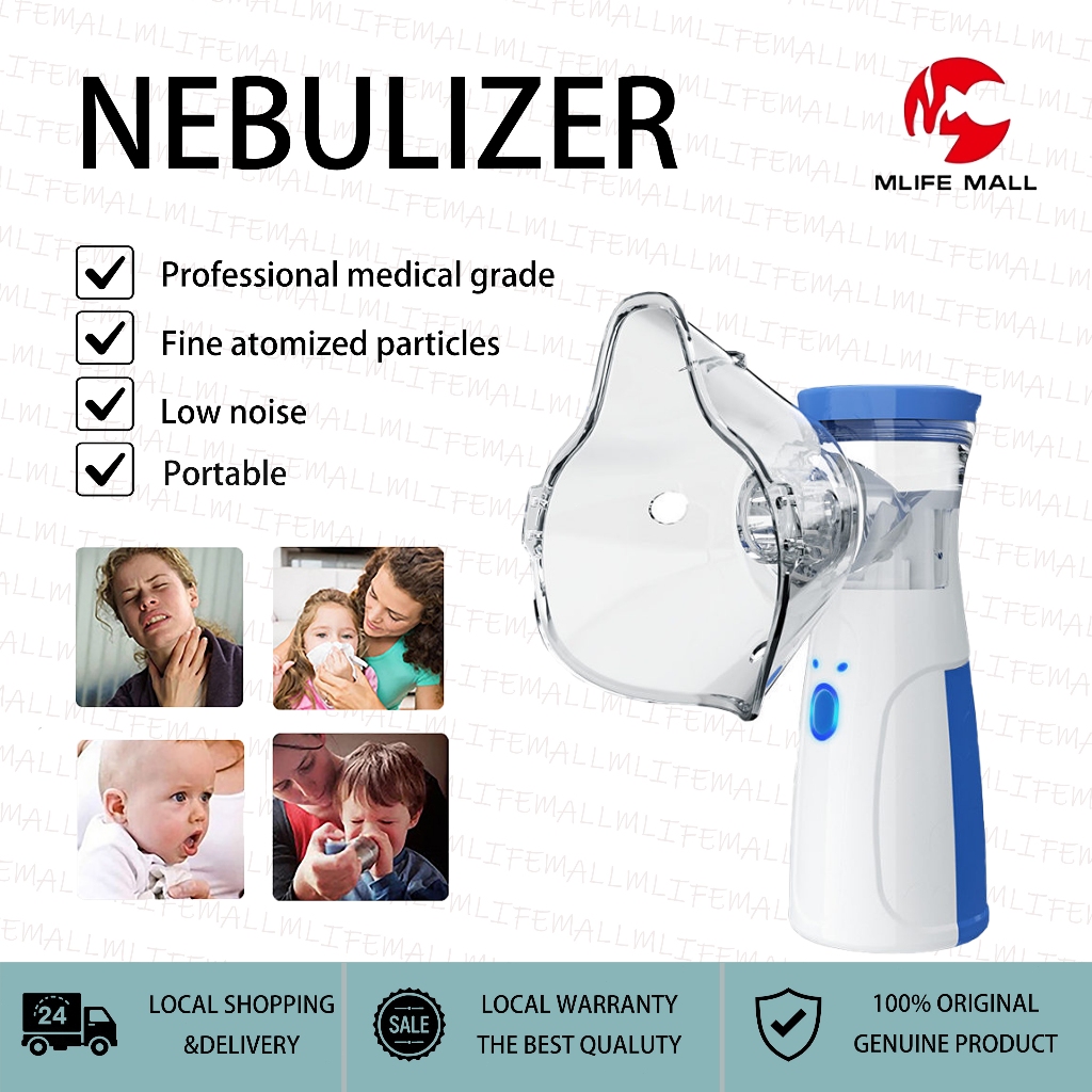 Nebulizer Portable Rechargeable Handheld Asthma Inhaler Ultrasonic ...