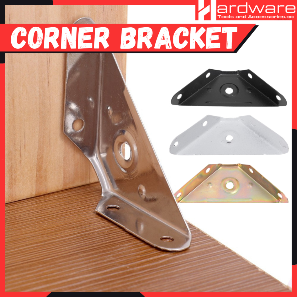 Corner Bracket, Furniture Corner Connector, Cabinet Table Triangle ...