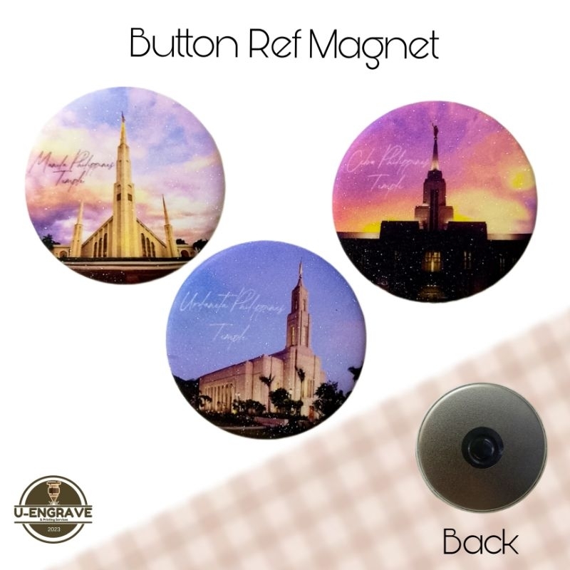 LDS Temple Button Ref Magnet | Shopee Philippines