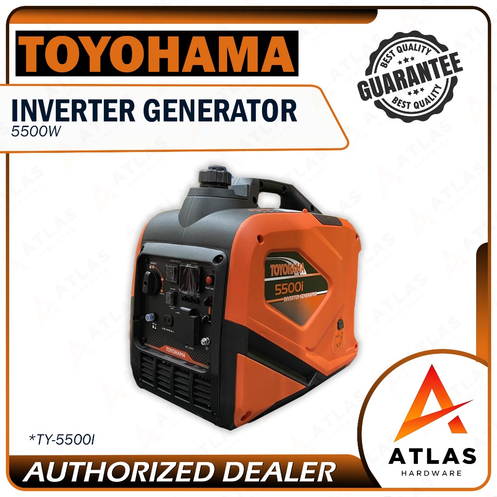 Toyohama Gasoline Silent Inverter Generator 5500i | Shopee Philippines