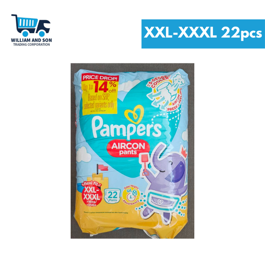 Pampers Aircon Pants XXL - XXXL | Shopee Philippines