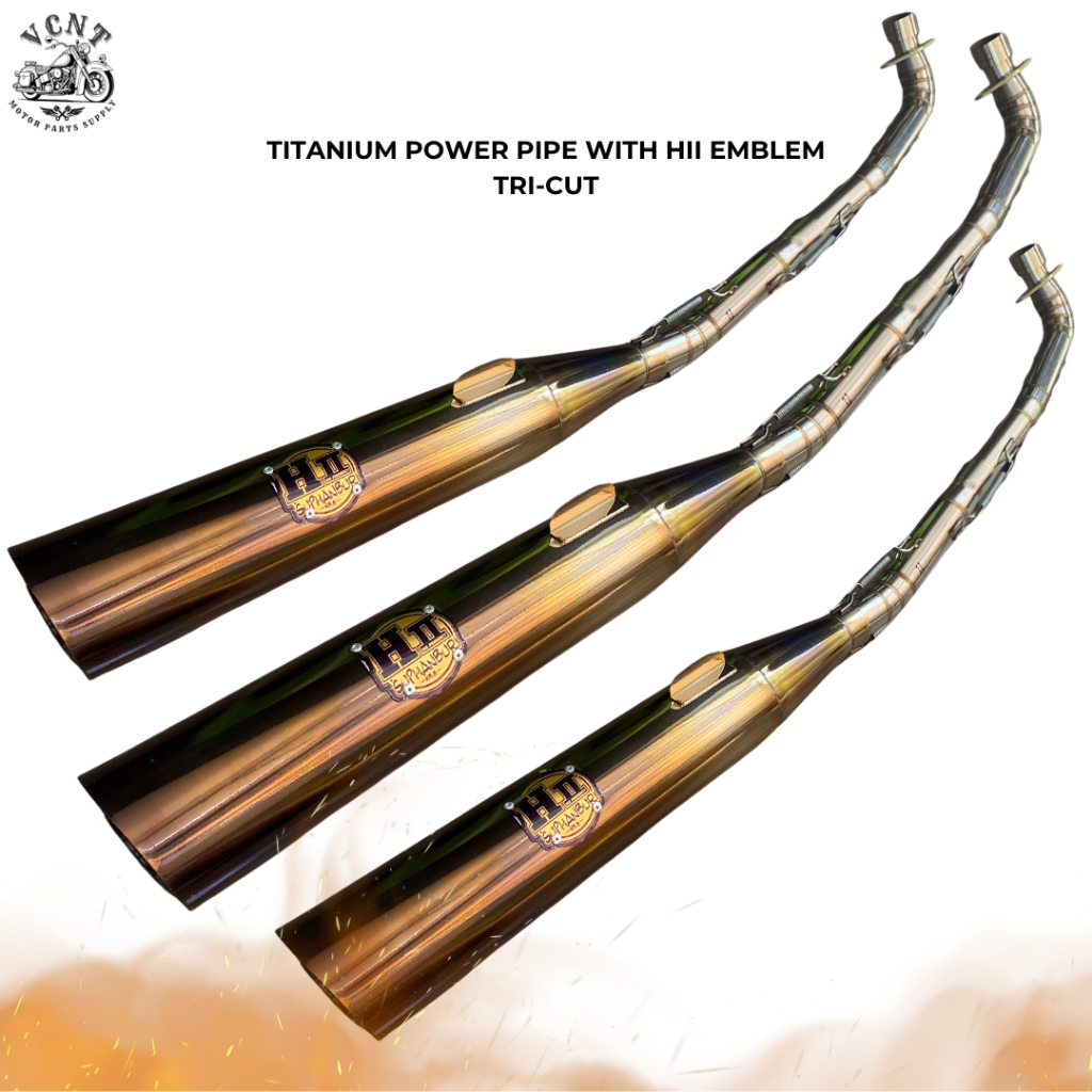 TITANIUM POWER PIPE WITH HII EMBLEM (TRI-CUT) - Premium Quality ...