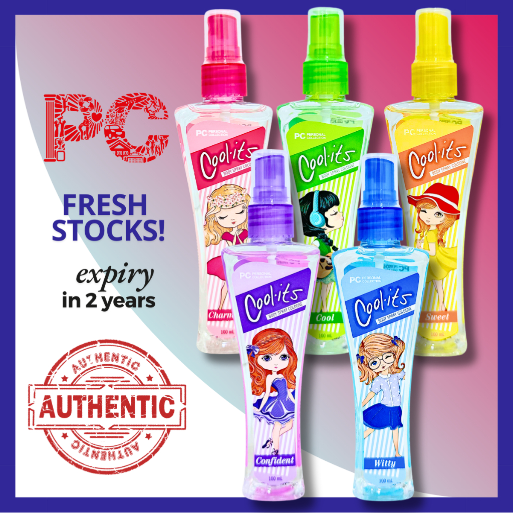 Cool-Its Body Spray Cologne Witty Sweet Charming Cool Confident 100ml ...