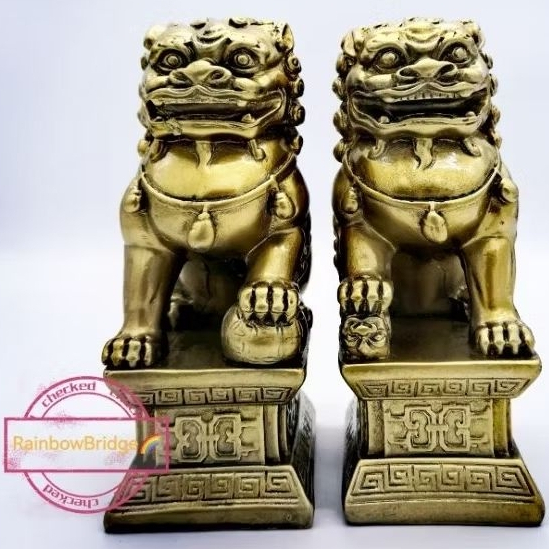 FU DOGS (New-2Pcs-Large) #9F #SIZE:17cm #8811 | Shopee Philippines
