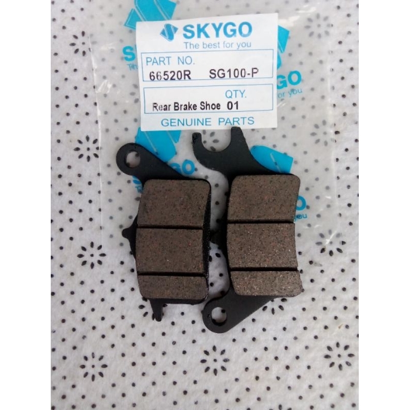 Skygo Genuine Rear Brake pad / Pony 100 | Shopee Philippines