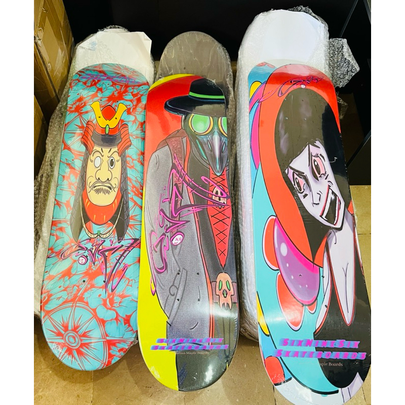 Skateboard Decks - 6NINE6 Graphic decks 100% Canadian Maple Wood, Deep ...