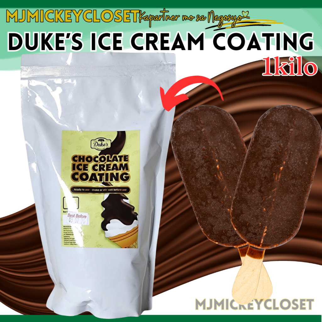 Dukes Ice Cream COATING Chocolate Dessert Buffet Frozen yogurt Donuts ...